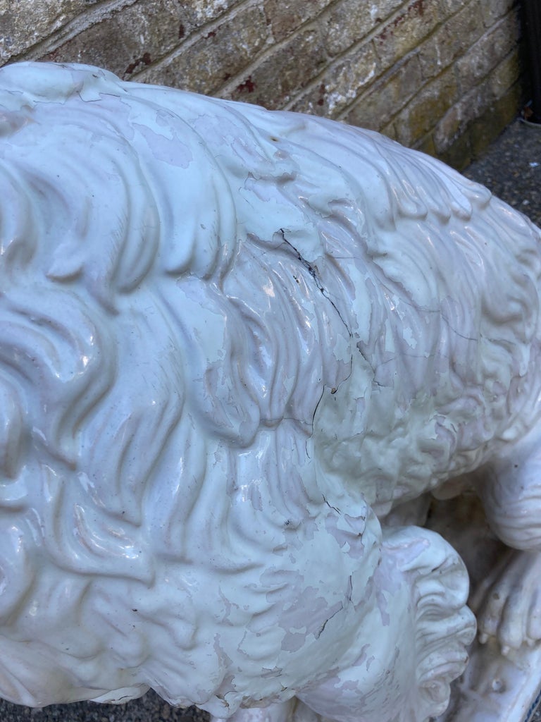 Large Ceramic Dog For Sale at 1stDibs