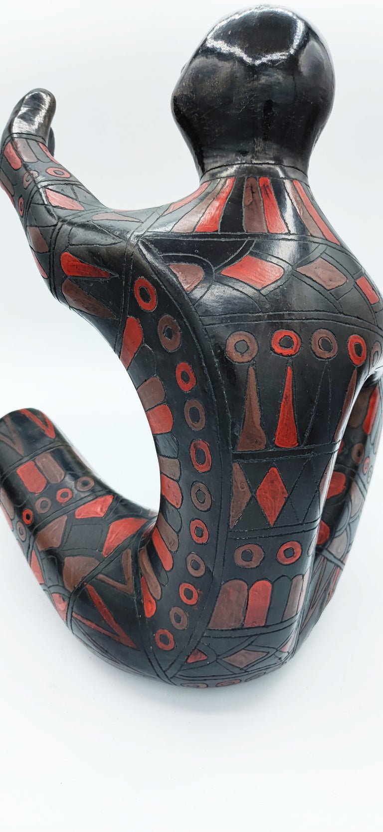 Large Ceramic Figurine Sculpture, 1960s For Sale at 1stDibs