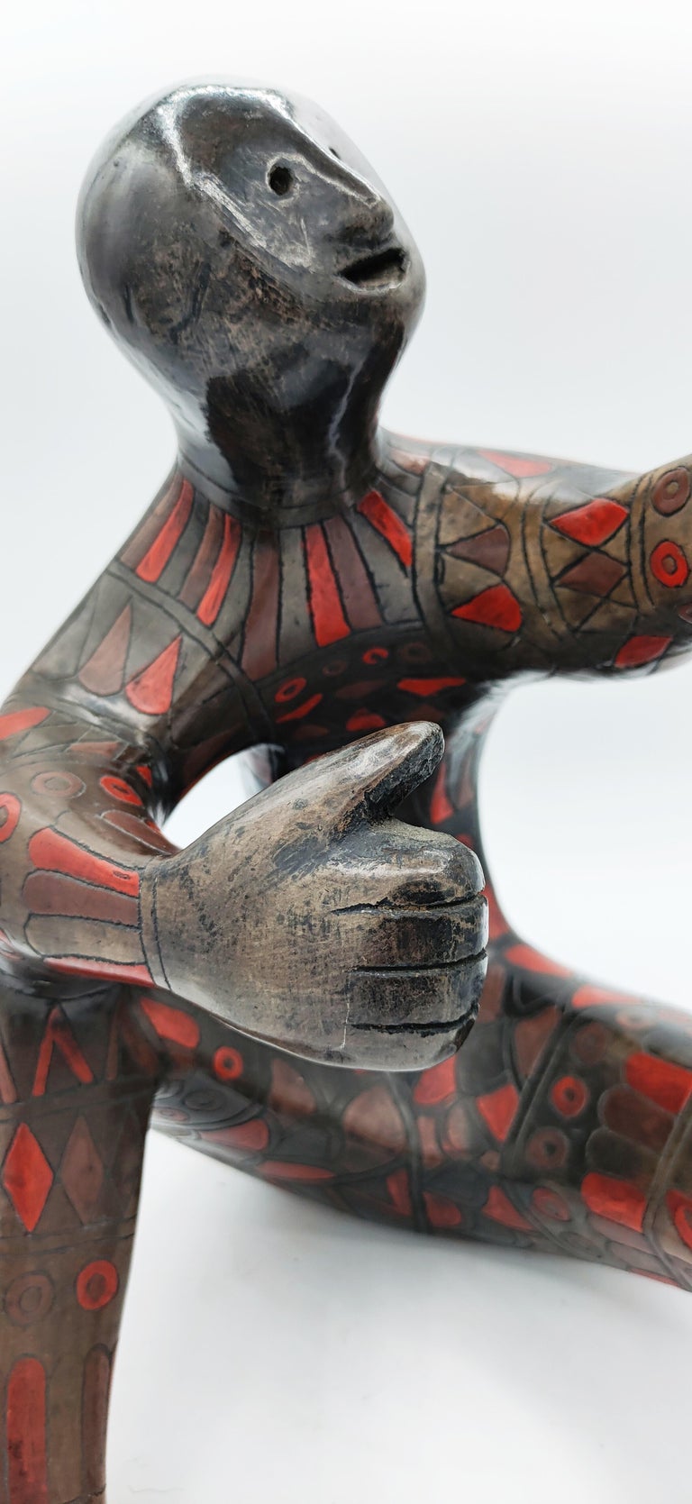 Large Ceramic Figurine Sculpture, 1960s For Sale at 1stDibs