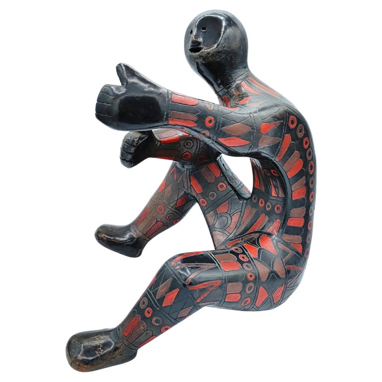 Large Ceramic Figurine Sculpture, 1960s For Sale at 1stDibs