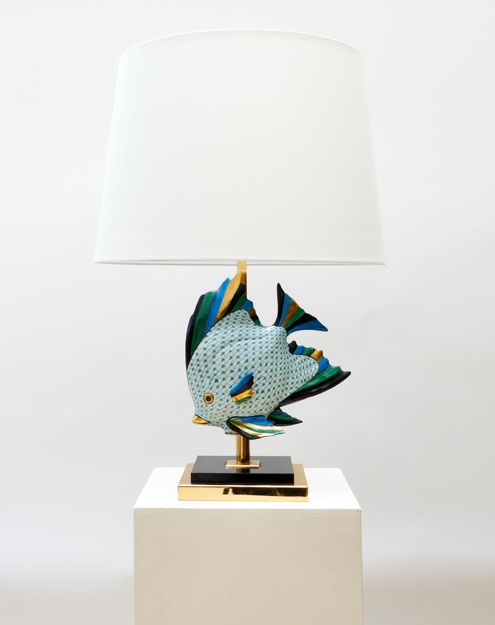 Large Ceramic Fish Table Lamp, Italy, 1970s at 1stDibs | ceramic fish ...