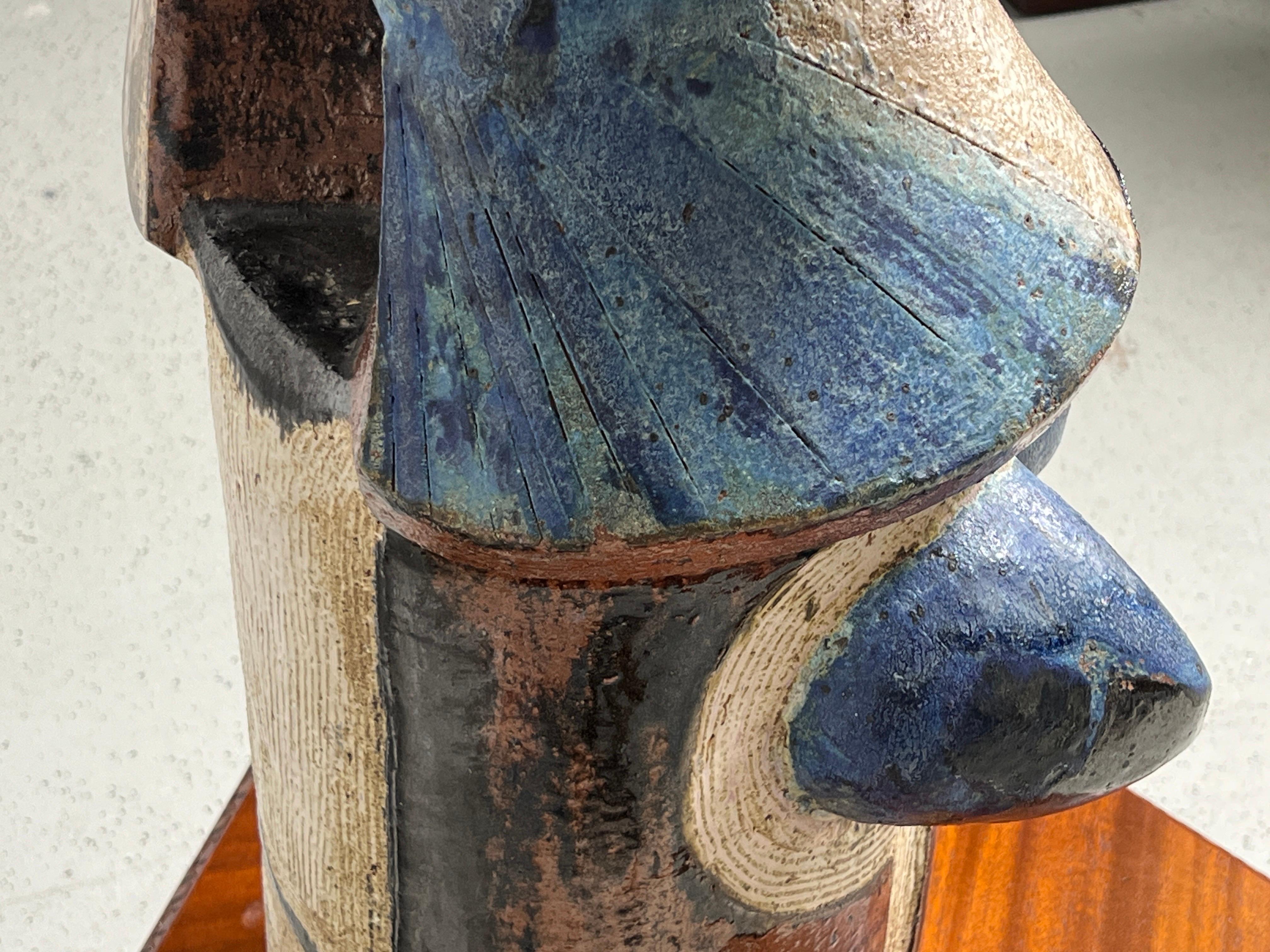 Large Ceramic Lamp by Brenda Minisci, 1967 For Sale at 1stDibs