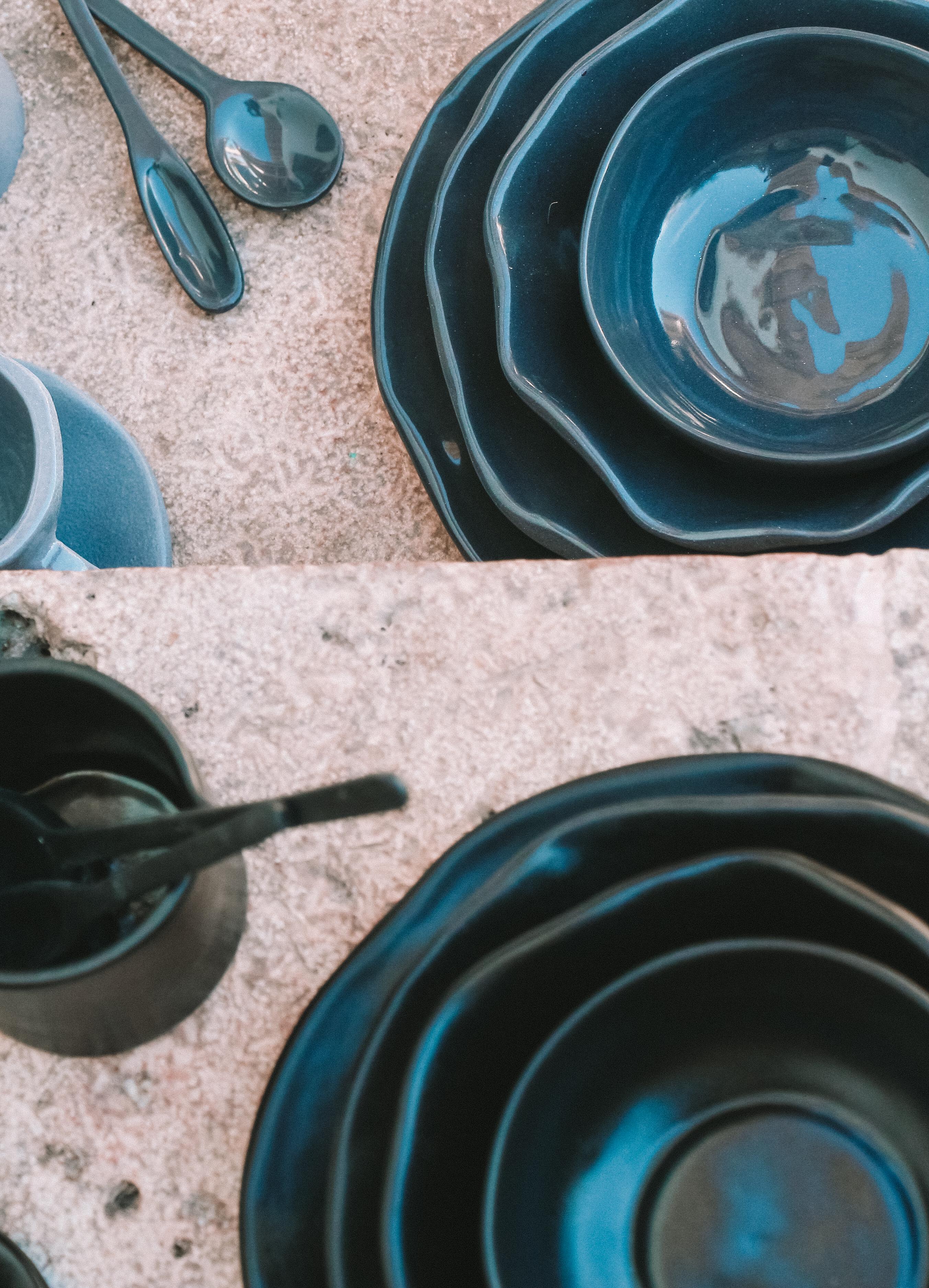 Artisanal Mexican Made Large Ceramic Plate For Sale at 1stDibs