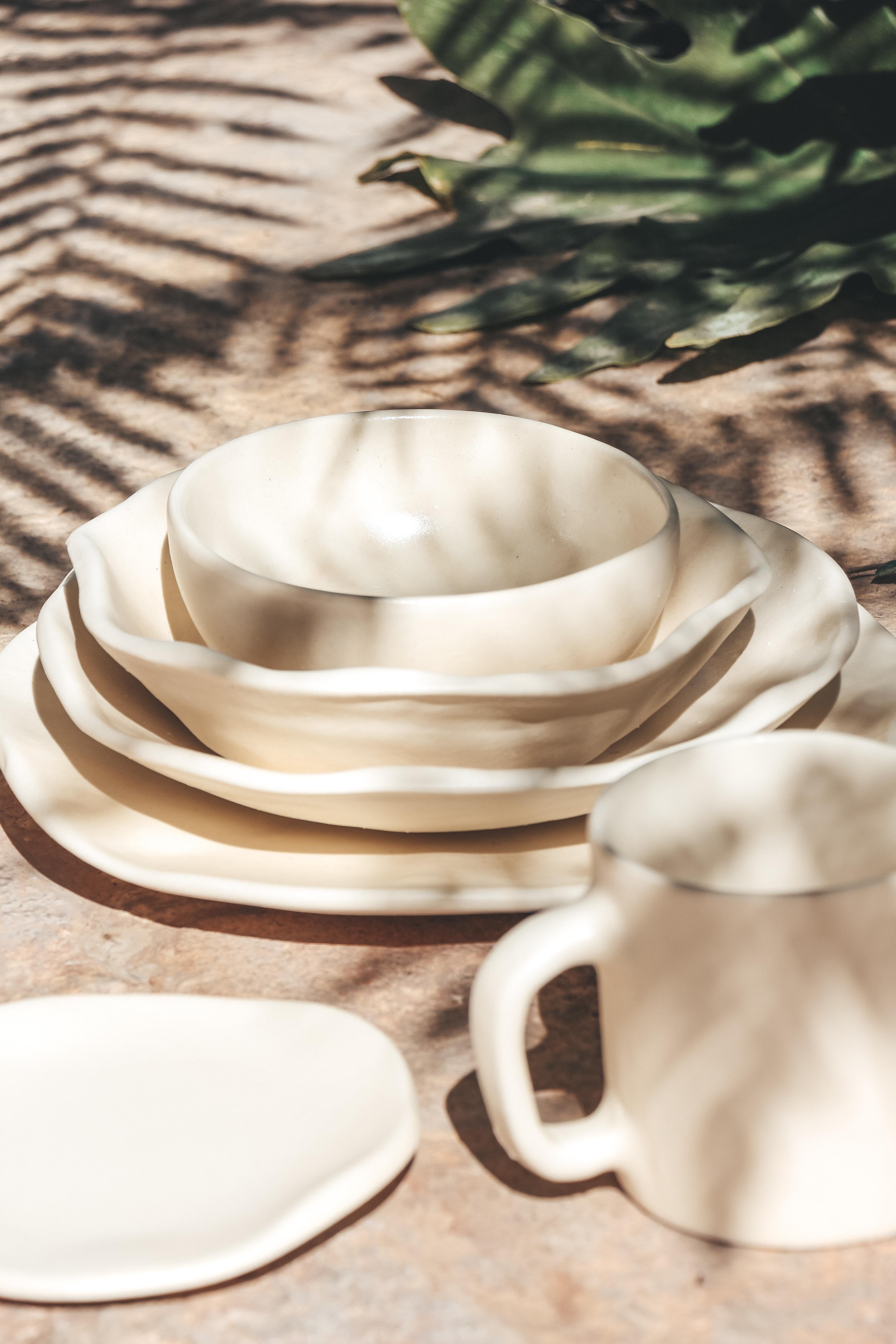 Artisanal Mexican Made Large Ceramic Plate For Sale at 1stDibs