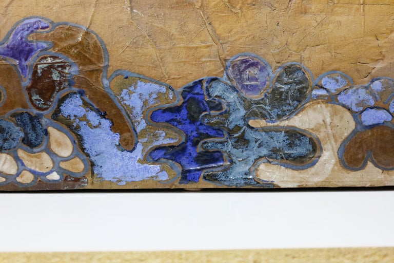 Large Ceramic Sculpture of Four Round Heads on Singular Base For Sale ...