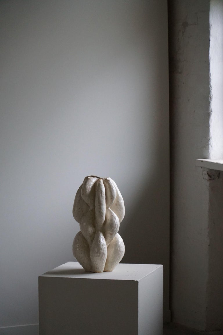 Large Ceramic, Stoneware Floor Vase by Danish Artist Ole Victor, 2022 ...