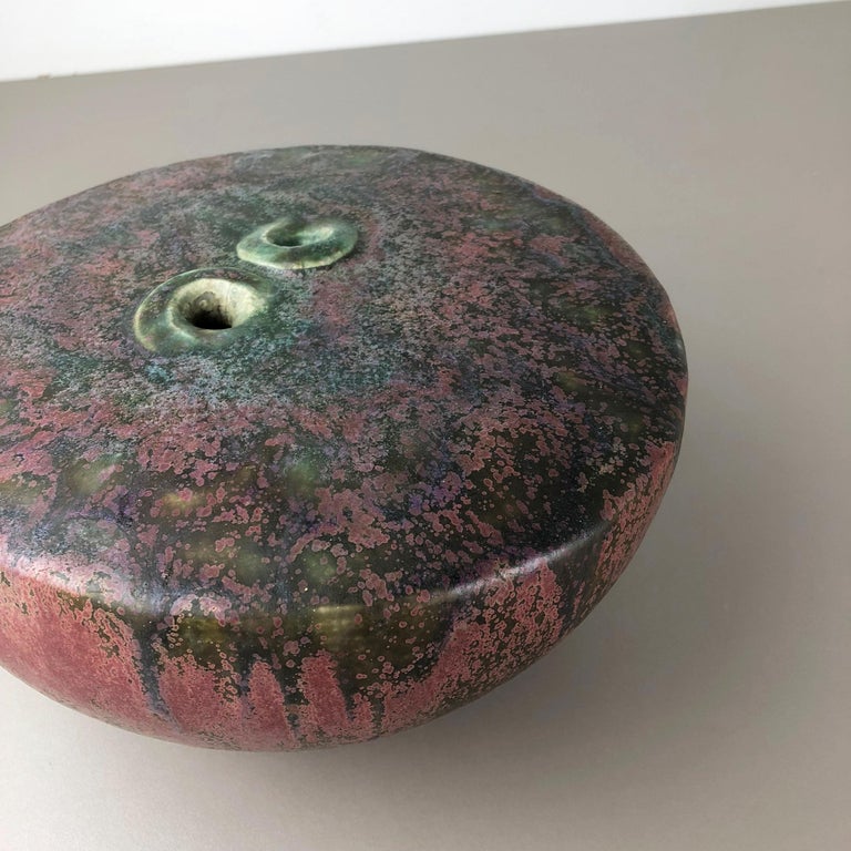 Large Ceramic Studio Pottery Vase Object by Otto Meier Bremen Germany ...