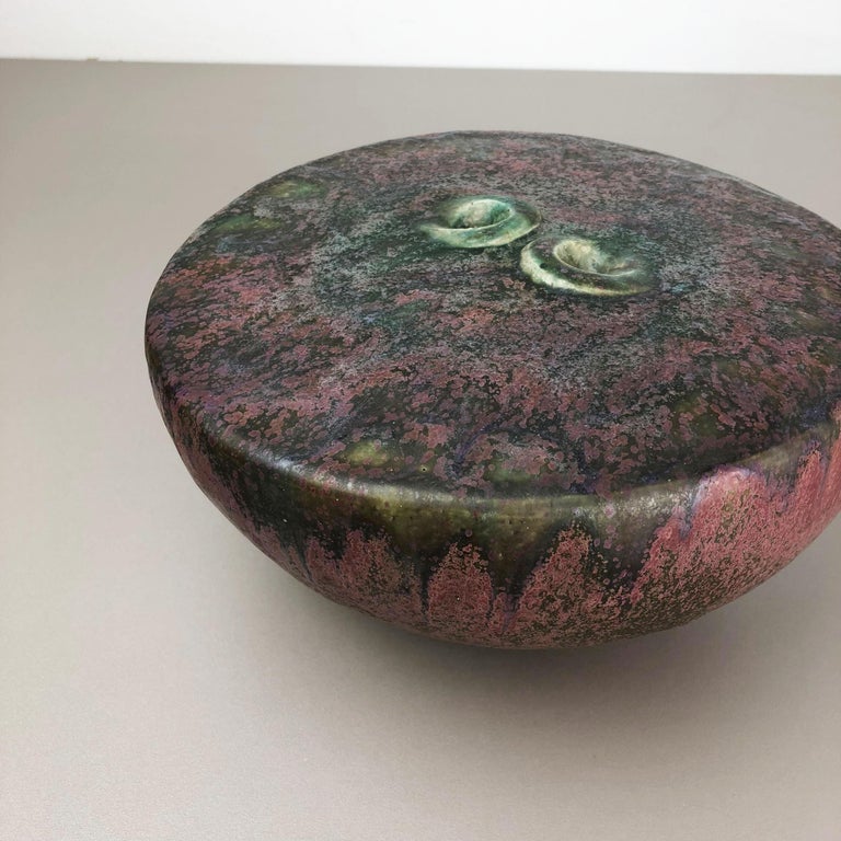 Large Ceramic Studio Pottery Vase Object by Otto Meier Bremen Germany ...