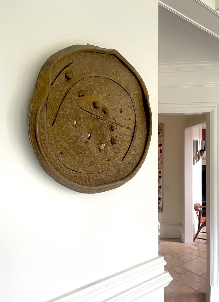 Large Ceramic Wall Mount Sculptural Platter Peter Voulkos at 1stDibs