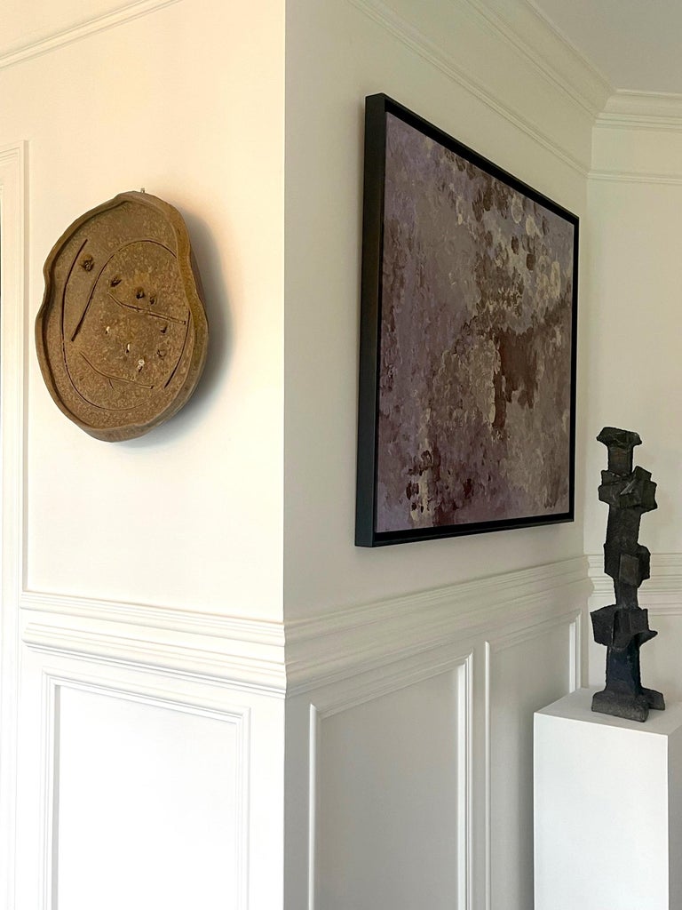 Large Ceramic Wall Mount Sculptural Platter Peter Voulkos at 1stDibs
