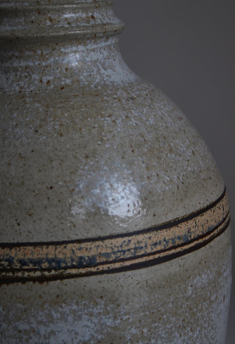 Large Ceramics Table / Floor Lamp by Løvemose Keramik, Denmark, 1960s ...