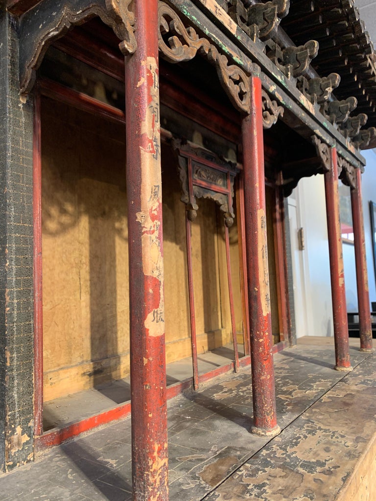 Large Chinese Ancestral Hall Architectural Model, Qing Dynasty, 18th ...