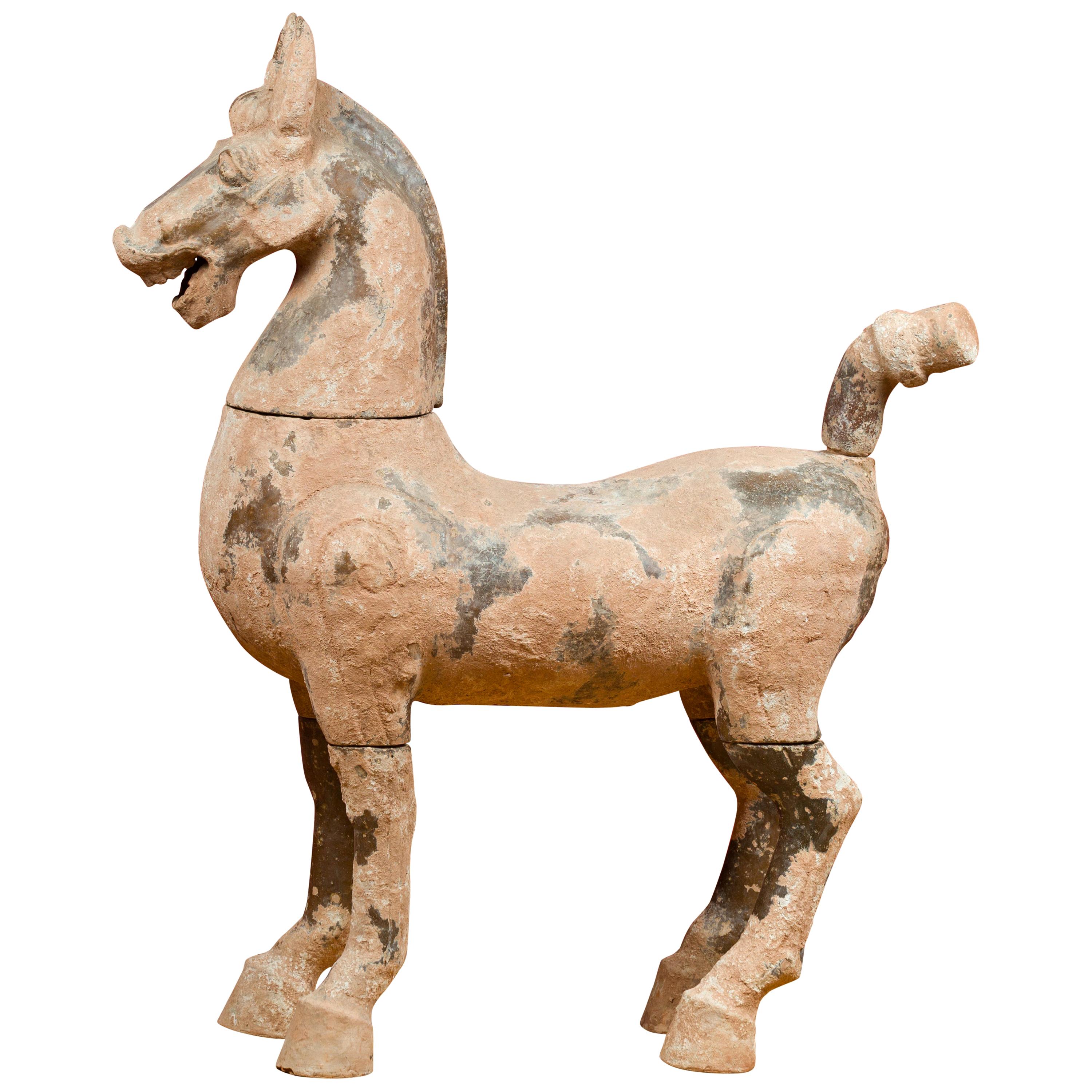 Terra Cotta Tomb Carriage Horse, China, Han Dynasty 200 BC-AD 220 For ...