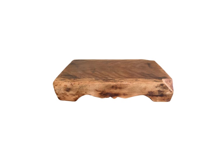 Chinese Wooden Block / Chopping Block, Hand-Carved For Sale at 1stDibs