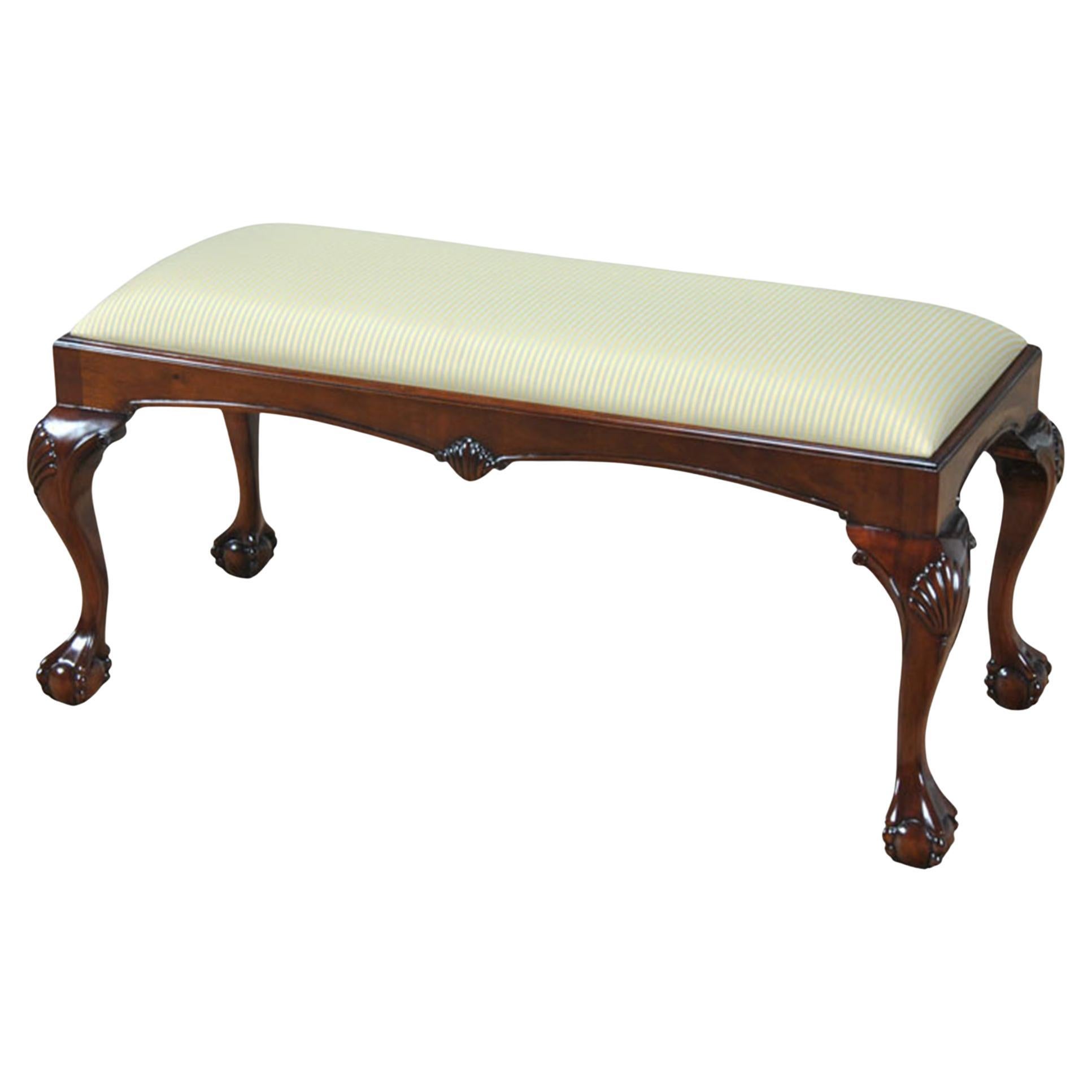 Large Chippendale Bench For Sale at 1stDibs
