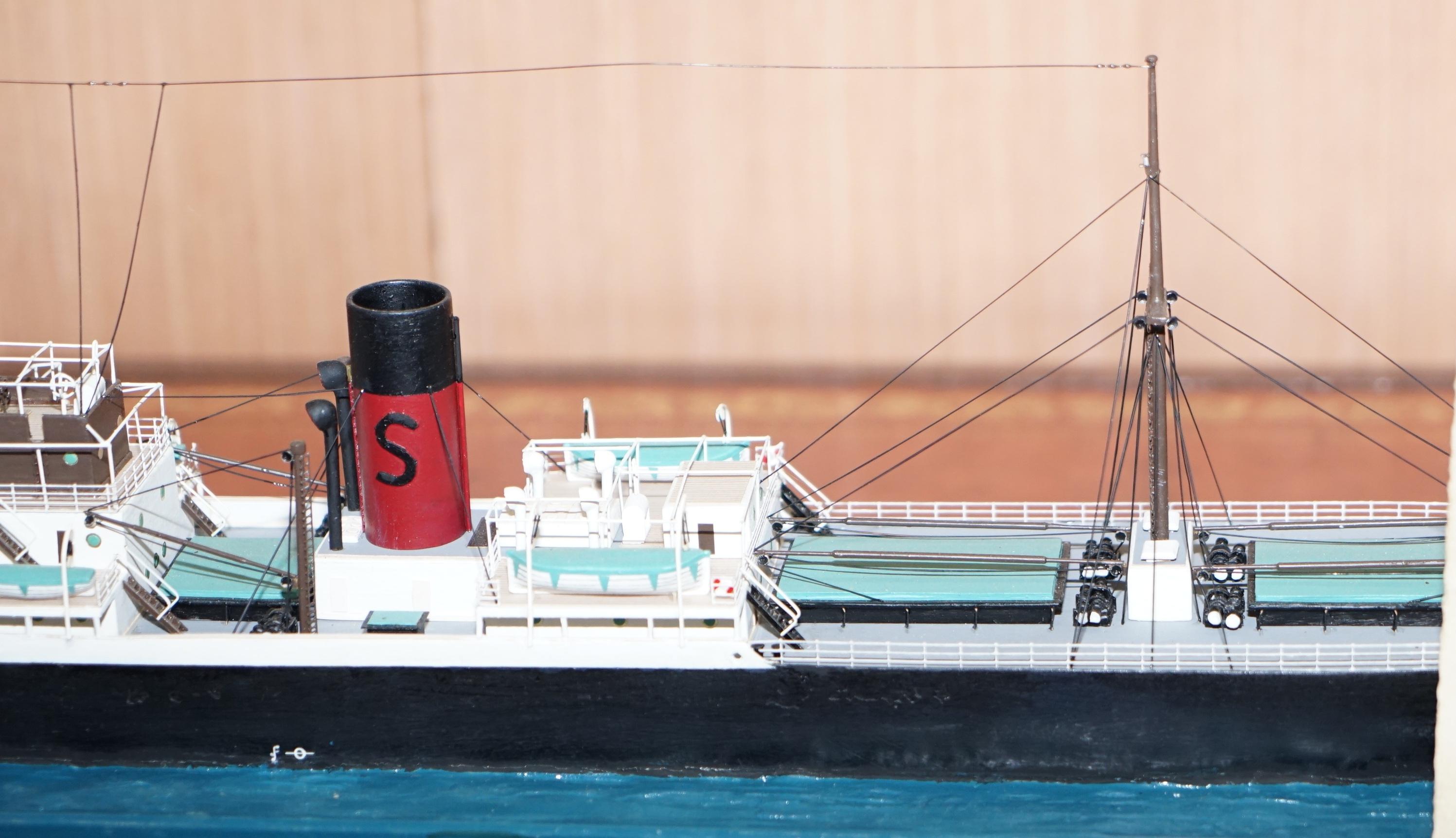 Large circa 1940 Model of the S.S Orient City 1917-1935 with 1952-1953 ...