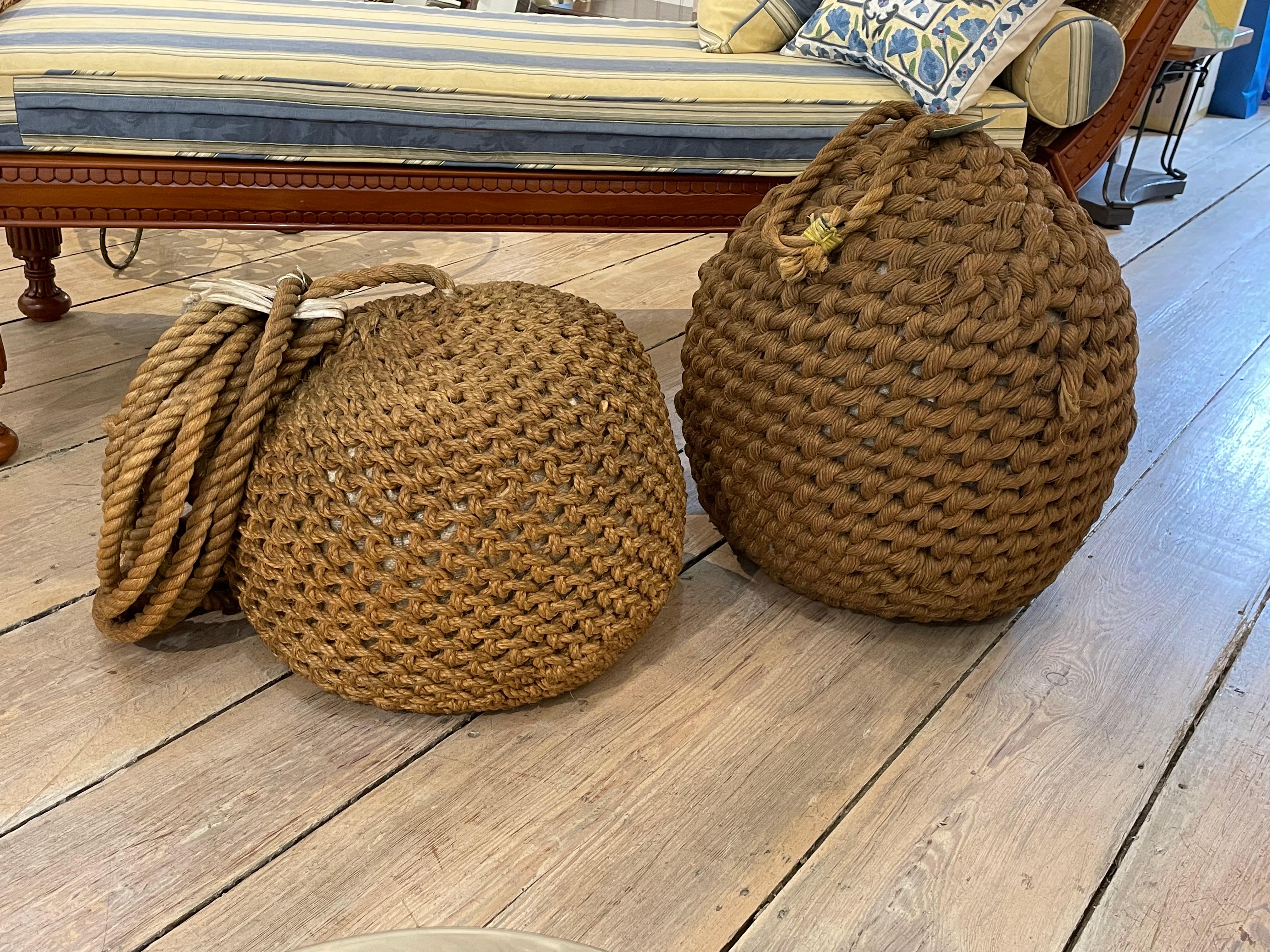 Large Coir Rope Ship's Fender, 1980's at 1stDibs | coir fender