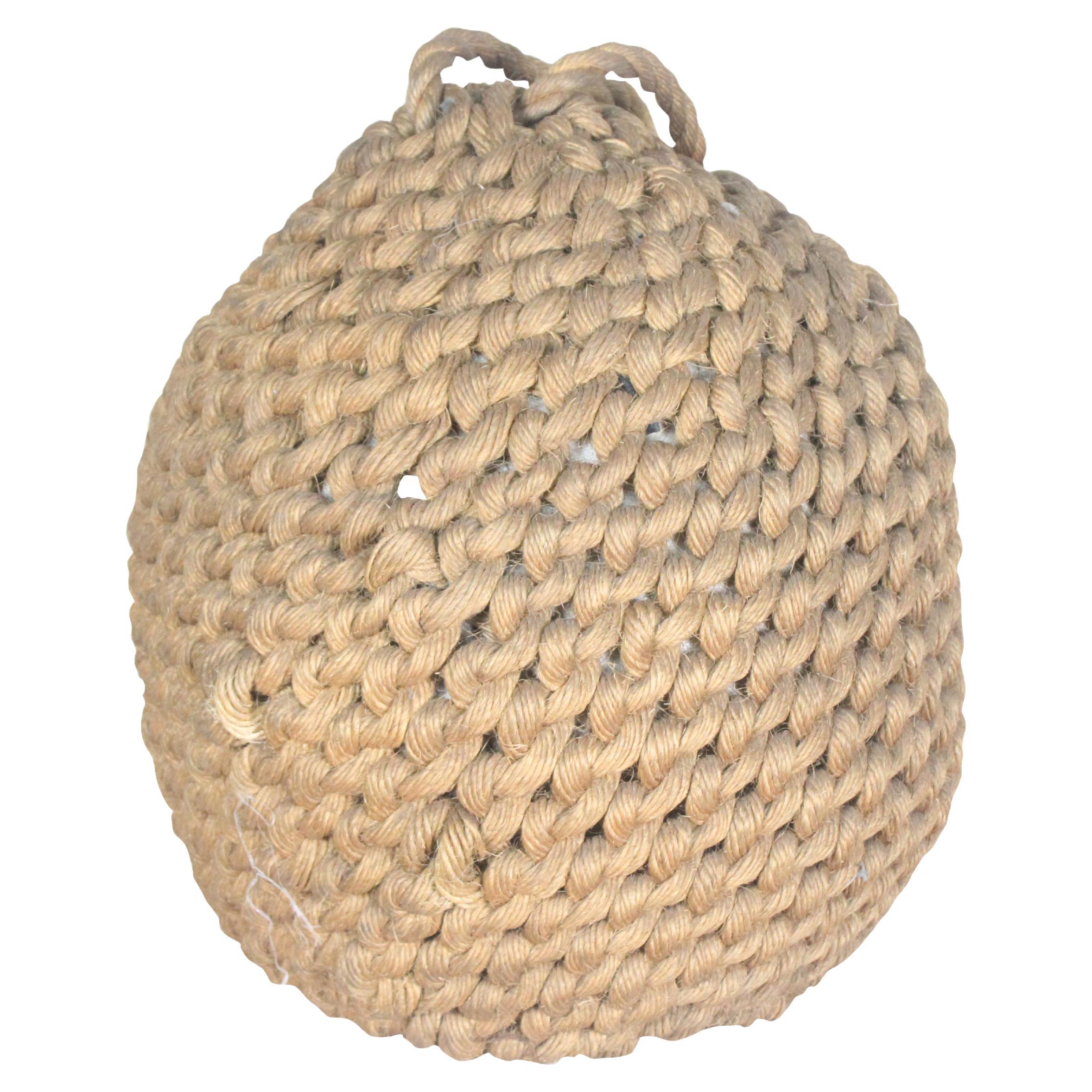 Large Coir Rope Ship's Fender, 1980's at 1stDibs | coir fender