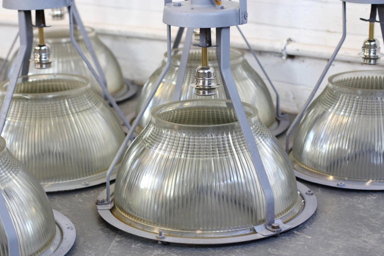 Large Concord Factory Lights, circa 1950s at 1stDibs