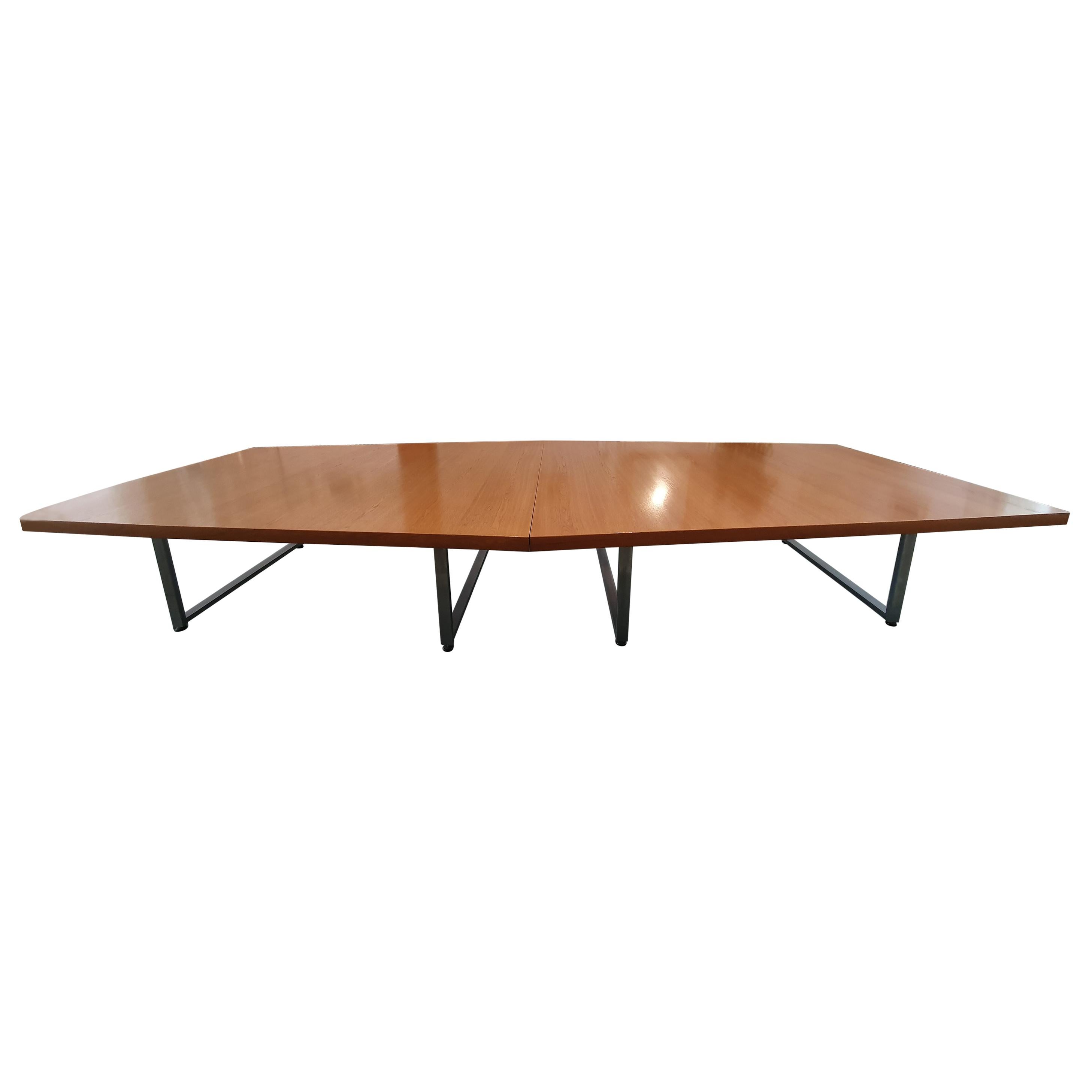 Organic Conference Table, 1970s For Sale at 1stDibs