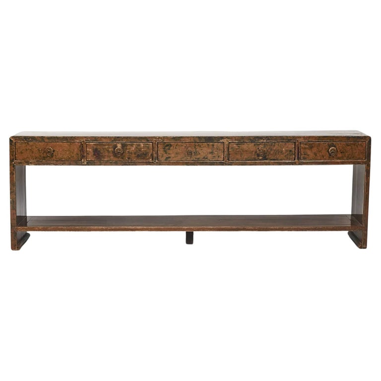 Large Art Deco Console Table For Sale at 1stDibs
