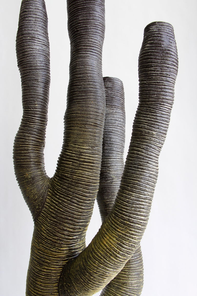 Large Contemporary Green Ceramic Tree Sculpture, Arbre Vert at 1stDibs
