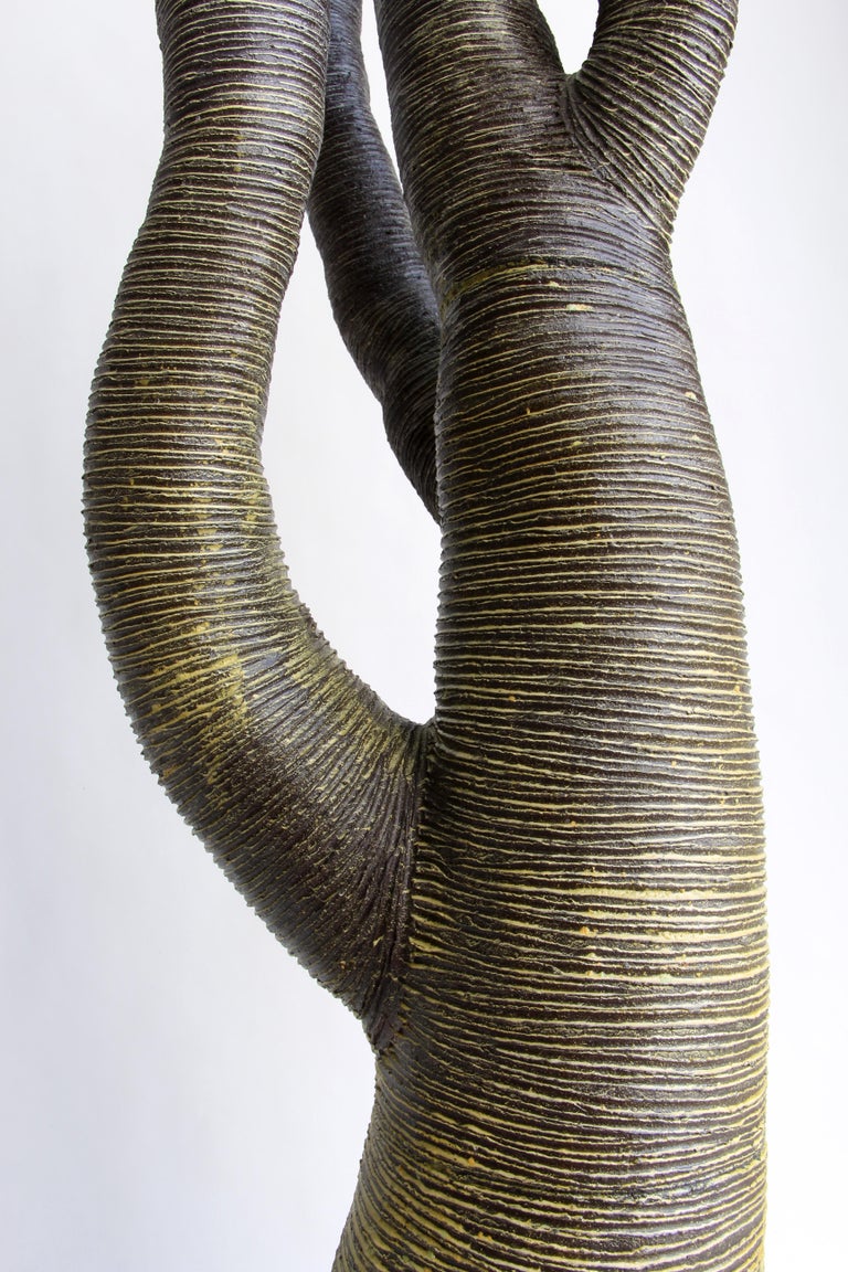 Large Contemporary Green Ceramic Tree Sculpture, Arbre Vert at 1stDibs