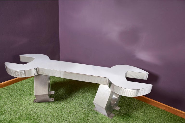 Large Contemporary Victoria J Hayworth Designed Spanner and Nut Table ...