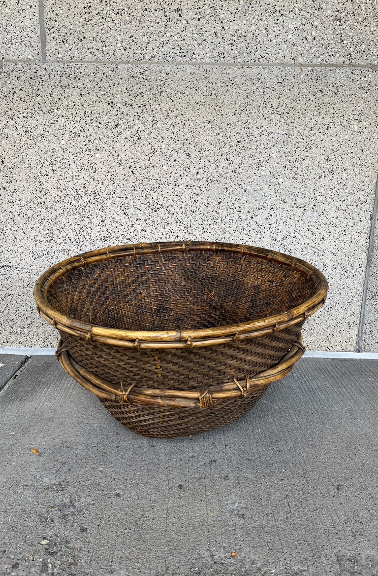 Large Contemporary Woven Basket, Philippines For Sale at 1stDibs