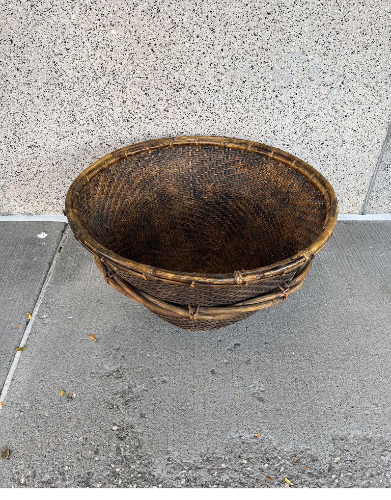 Large Contemporary Woven Basket, Philippines For Sale at 1stDibs