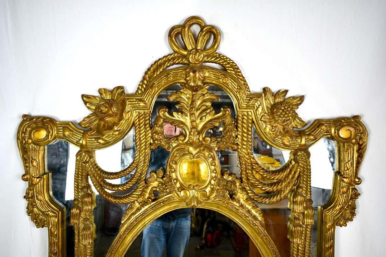Large Continental Mirror For Sale at 1stDibs