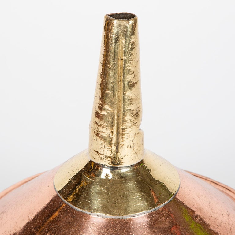 Large copper and brass funnel For Sale at 1stDibs | large copper funnel ...