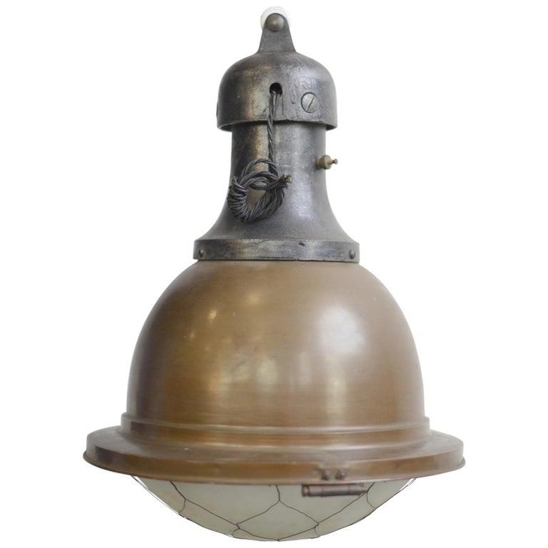 Large Copper Church Light, circa 1910 at 1stDibs