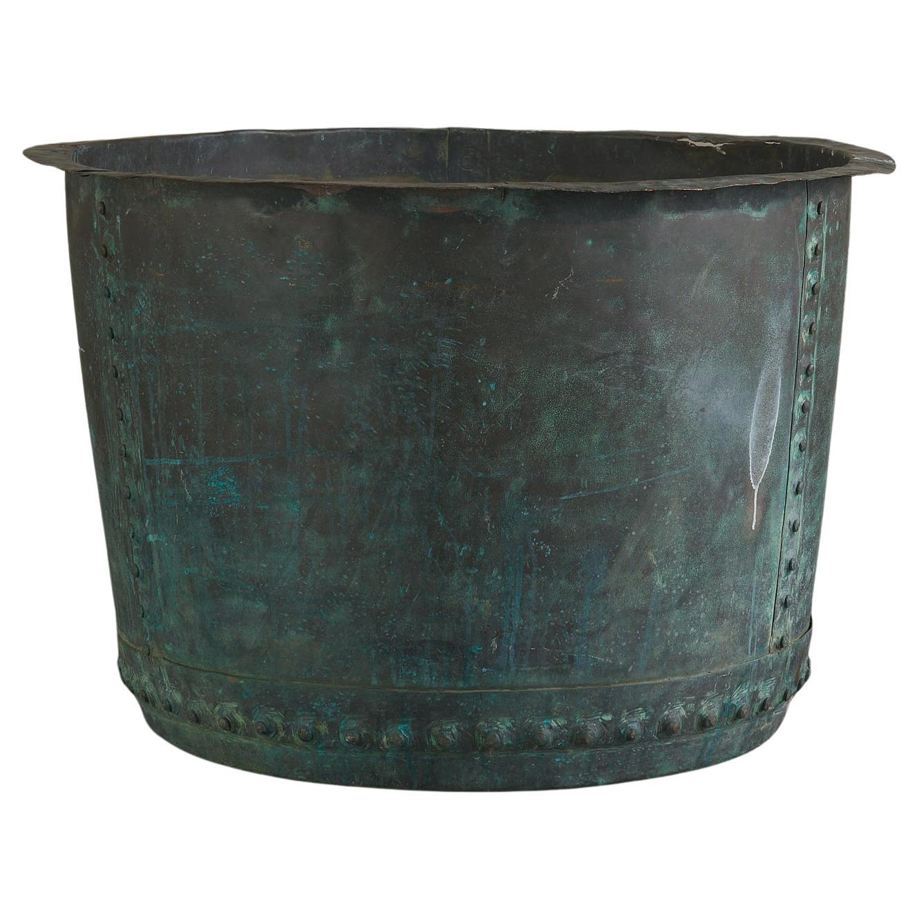 Large Copper Vessel For Sale at 1stDibs