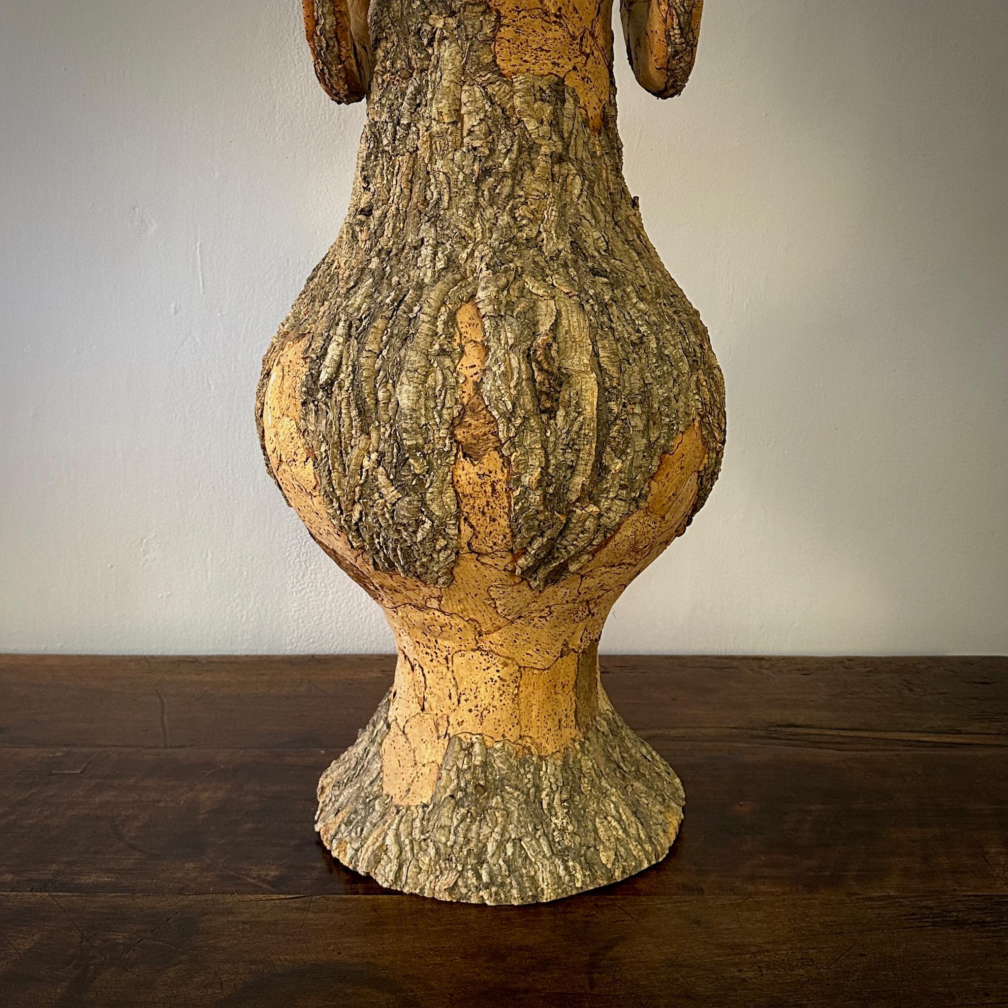 Large Cork Urn For Sale at 1stDibs