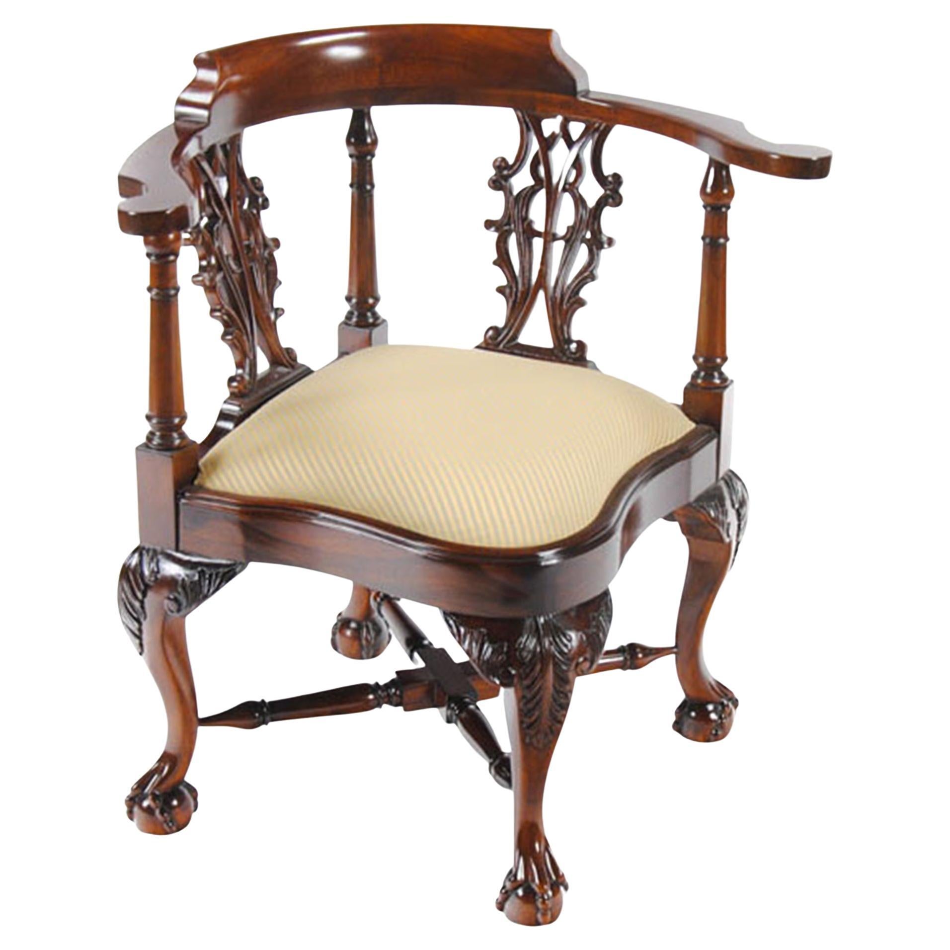 Dutch Colonial Corner Chair from Suriname at 1stDibs