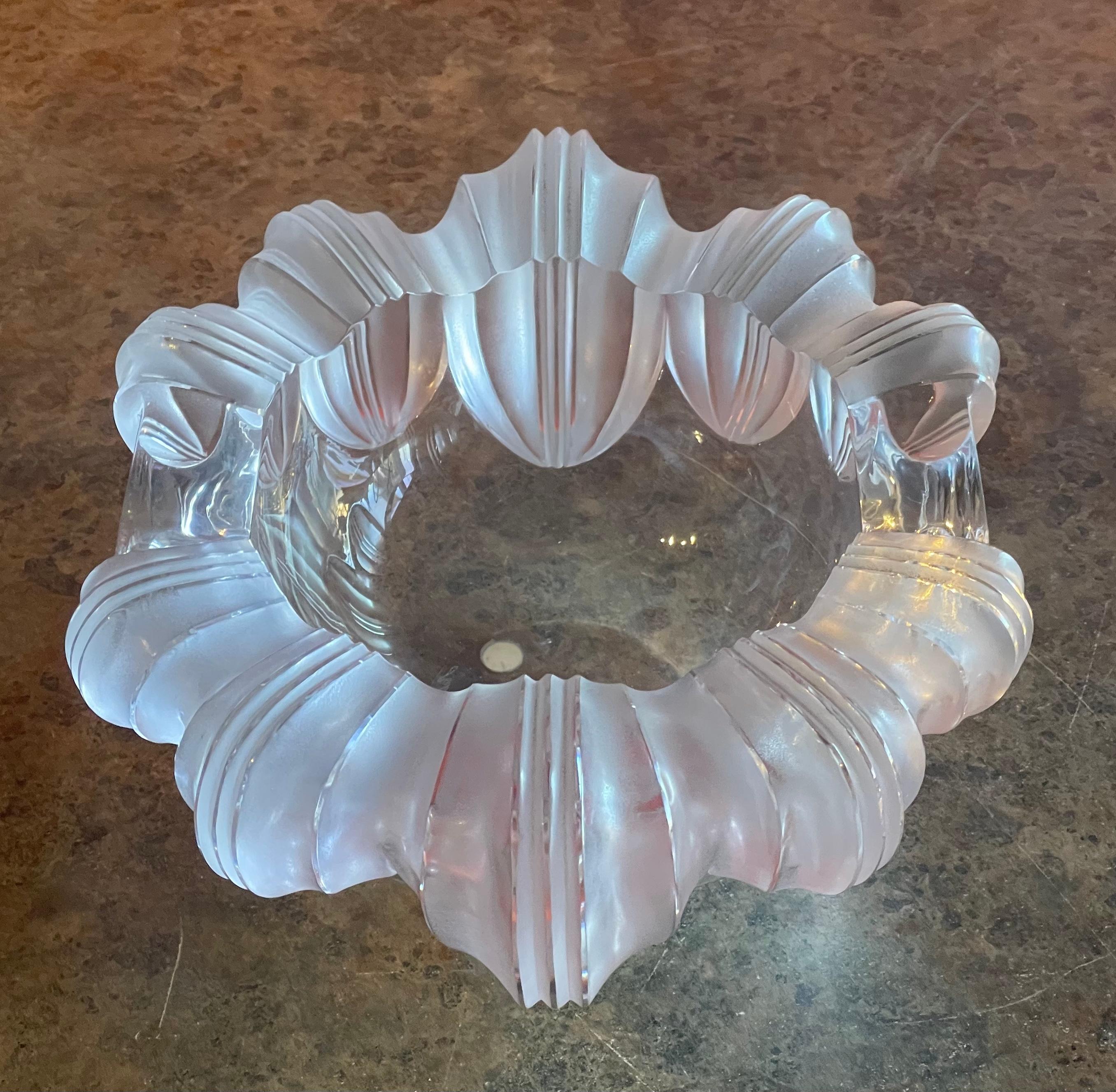 Large Crystal "Athena" Bowl by Lalique at 1stDibs