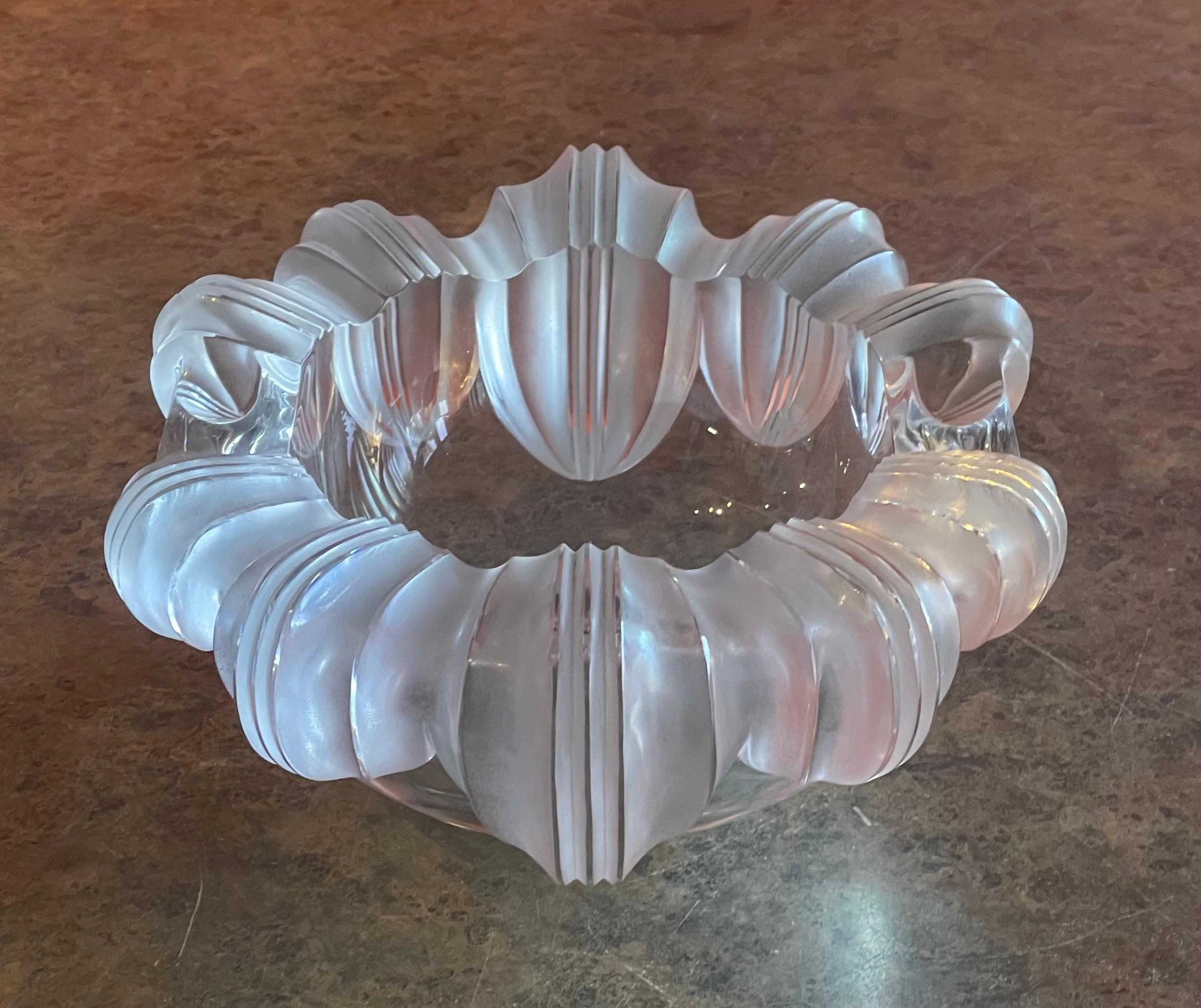 Large Crystal "Athena" Bowl by Lalique at 1stDibs