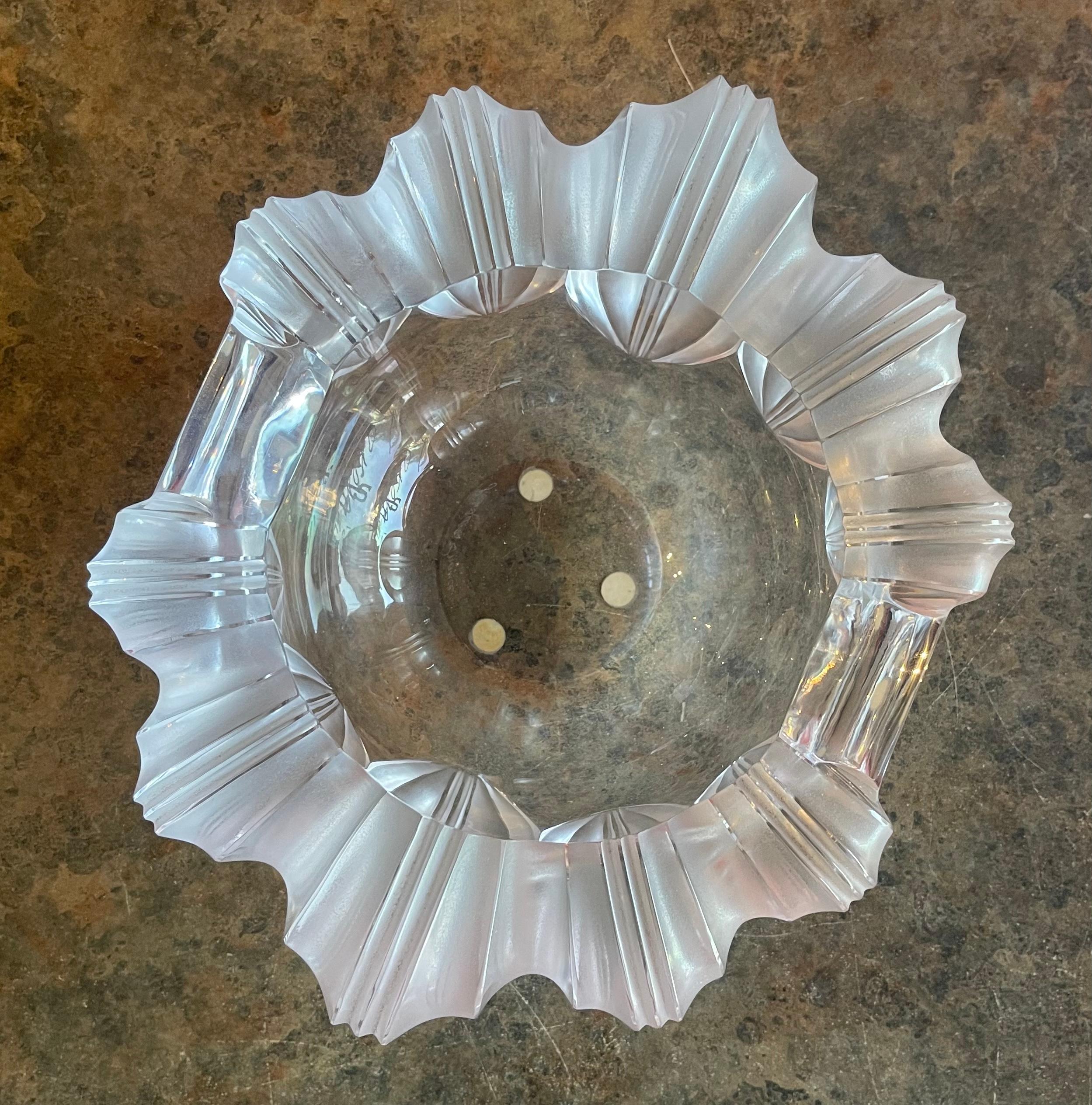Large Crystal "Athena" Bowl by Lalique at 1stDibs