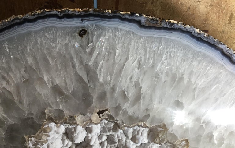 Large Crystal Quartz Agate at 1stDibs