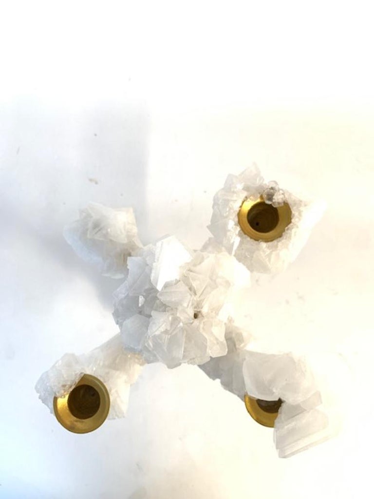 Large Crystals Overgrown Candelabra, Mark Sturkenboom For Sale at 1stDibs