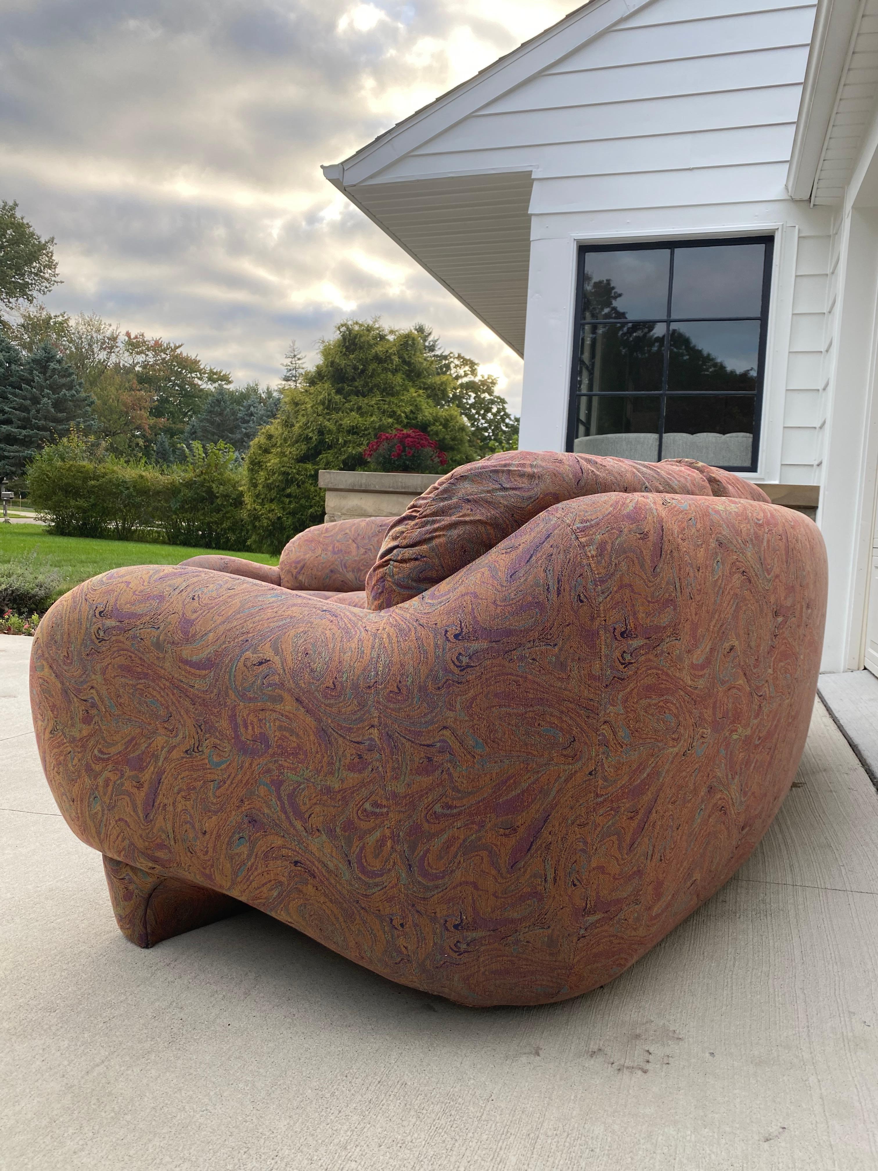 Large Curved Post-Modern Sectional by Preview at 1stDibs