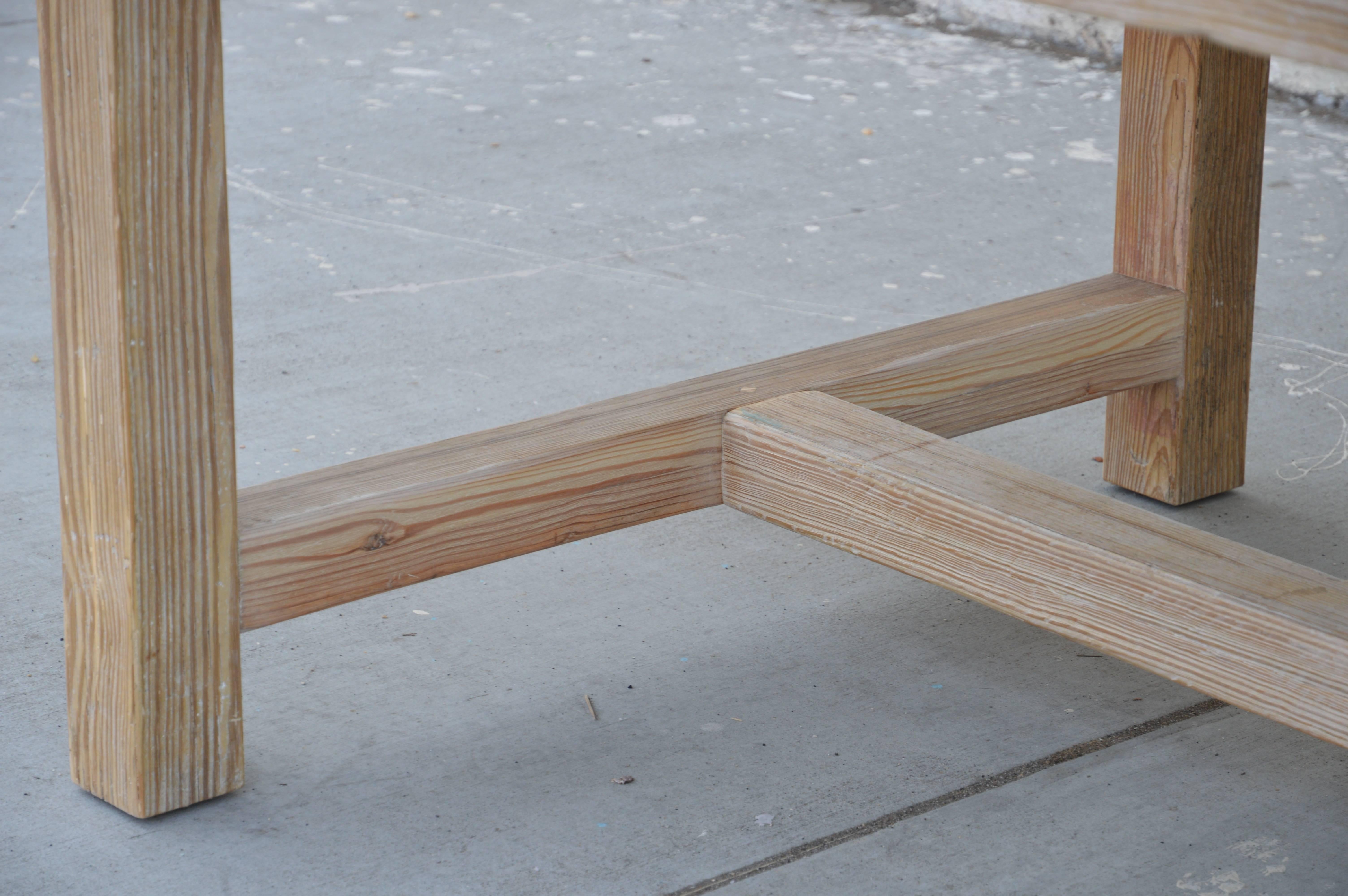 Large Custom Farm Table in Reclaimed Pine, Built to Order by Petersen ...