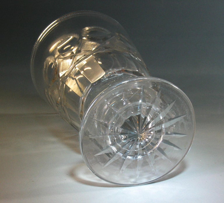 Large Cut Glass Regency Celery Vase, Circa 1820 For Sale at 1stDibs