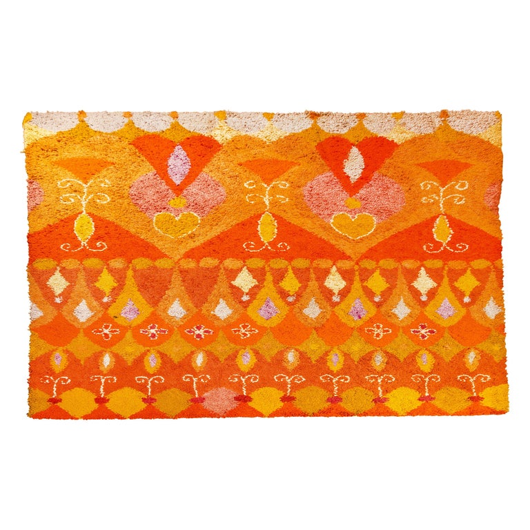 Large Cynthia Sargent Modernist Rug, circa 1960s at 1stDibs