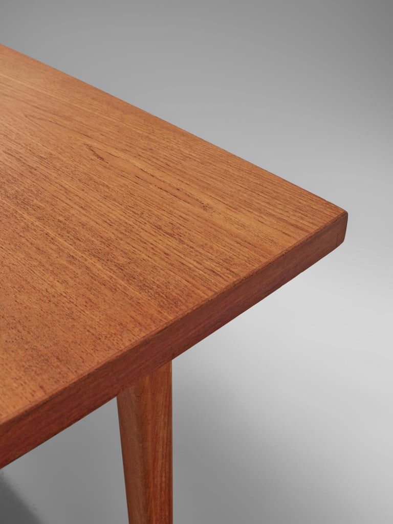 Large Danish Conference Table in Teak For Sale at 1stDibs