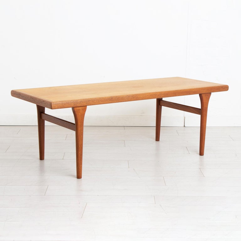 Large Danish Mid-Century Teak Coffee Table, circa 1960s For Sale at 1stDibs