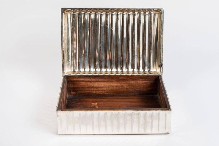 Large, Deco Period, Silver Box For Sale at 1stDibs