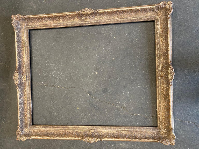 Large, Decorative Impressionist Wooden Frame, France Around 1880 For ...