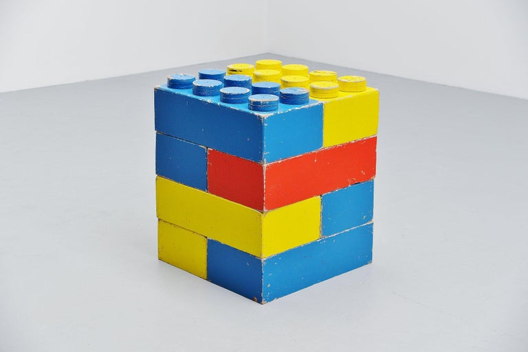 Large Decorative Lego Cubes, Holland, 1960 For Sale at 1stDibs